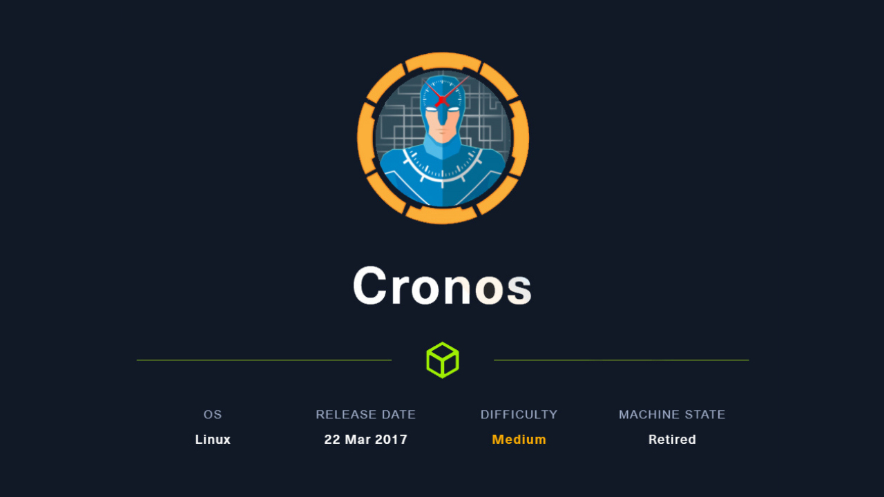 [Hack The Box] Cronos - writeup - websec資安小窩